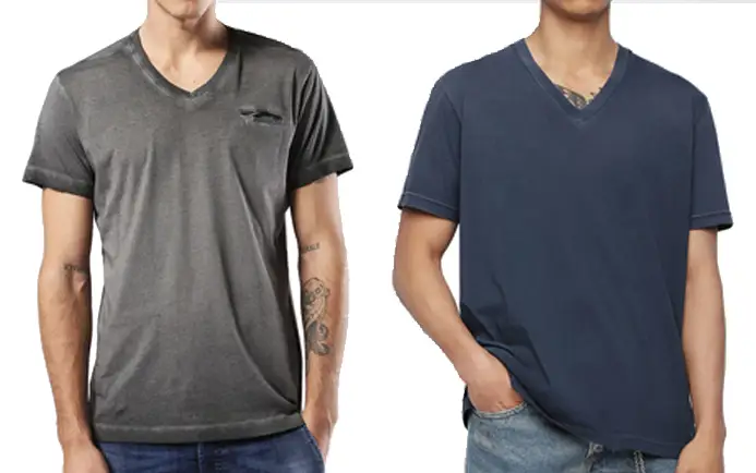 Place Order: Men's Diesel V-Neck T-Shirts - DNC Wholesale